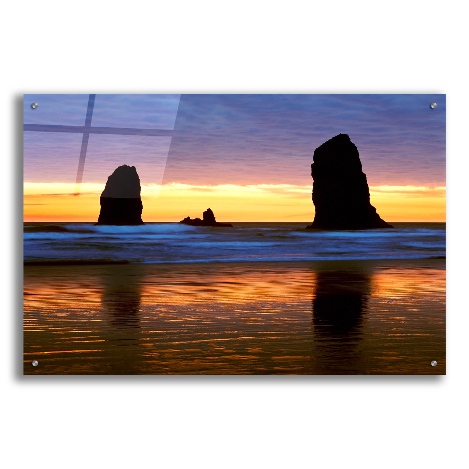 Epic Art 'Canyon Beach Sunset, Oregon 02' by Monte Nagler, Acrylic ...