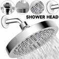 2025 Luxury Shower Head High Pressure Rain Bathroom Chrome Showerhead ...