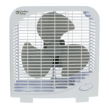 Comfort Zone CZ9BAS-EC 9", 2-Speed Portable Box Fan - Walmart.com