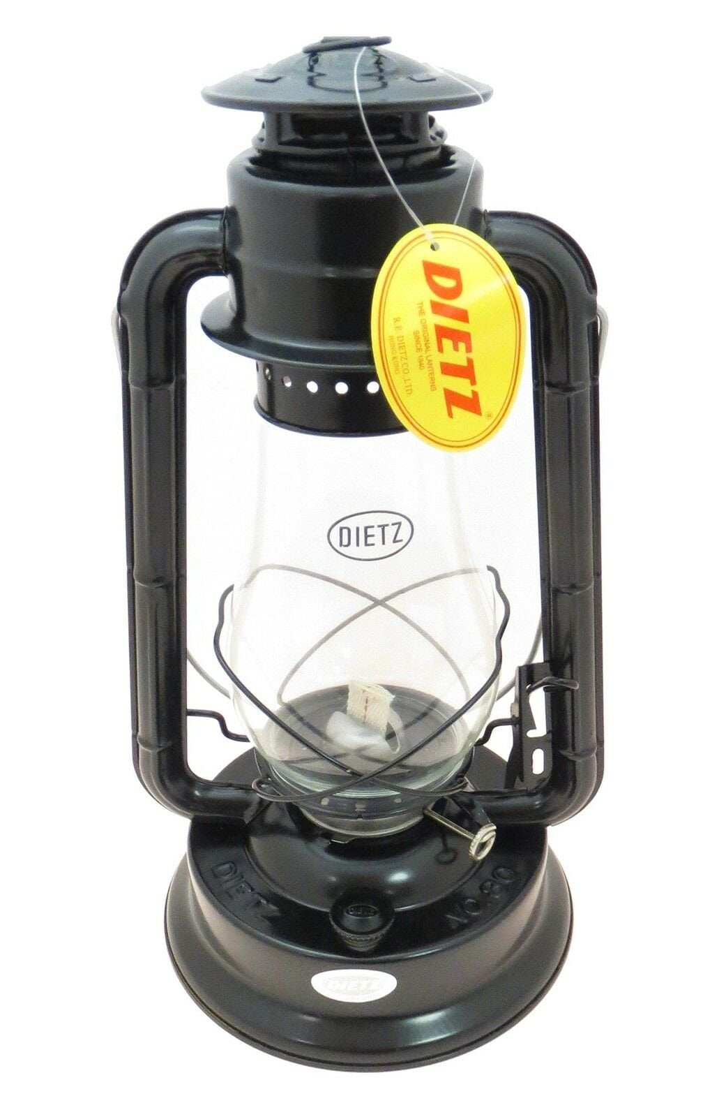 Dietz #80 Blizzard Oil Burning Lantern (Black) Metal Camping Hanging ...