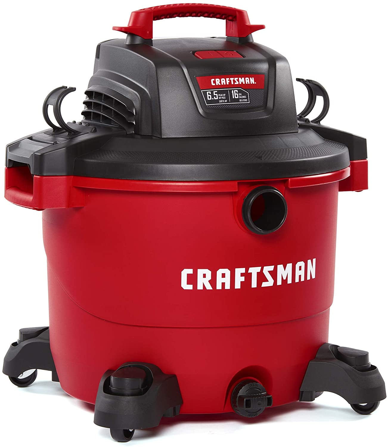 CRAFTSMAN CMXEVBE17595 16 Gallon 6 5 Peak HP Wet Dry Vac Heavy Duty