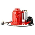 50-Ton (110231.5 lbs) Air Hydraulic Bottle Jack with Manual Pump, 10.4 ...