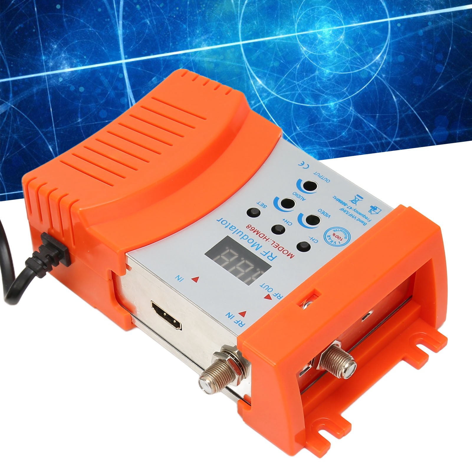HD Modulator RF Converter AV RF Converter Amplificador de Señal VHF UHF ...