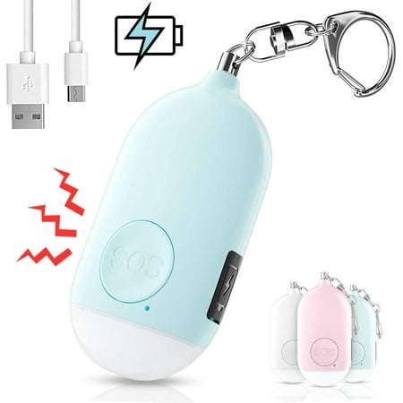 Rechargeable Pocket Alarm - 130 dB Safesound Personal Alarm with ...