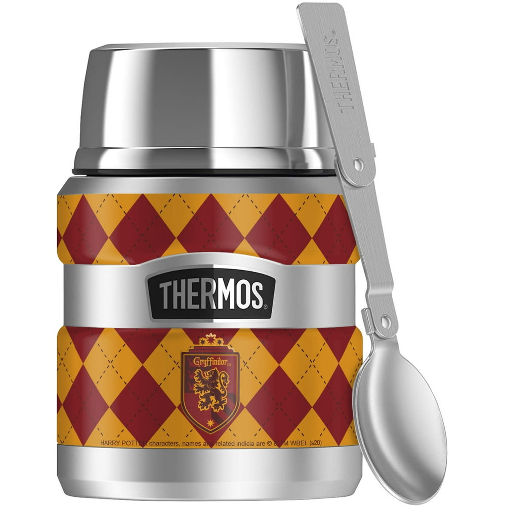 Harry Potter Gryffindor Plaid Sigil, THERMOS STAINLESS KING Stainless ...