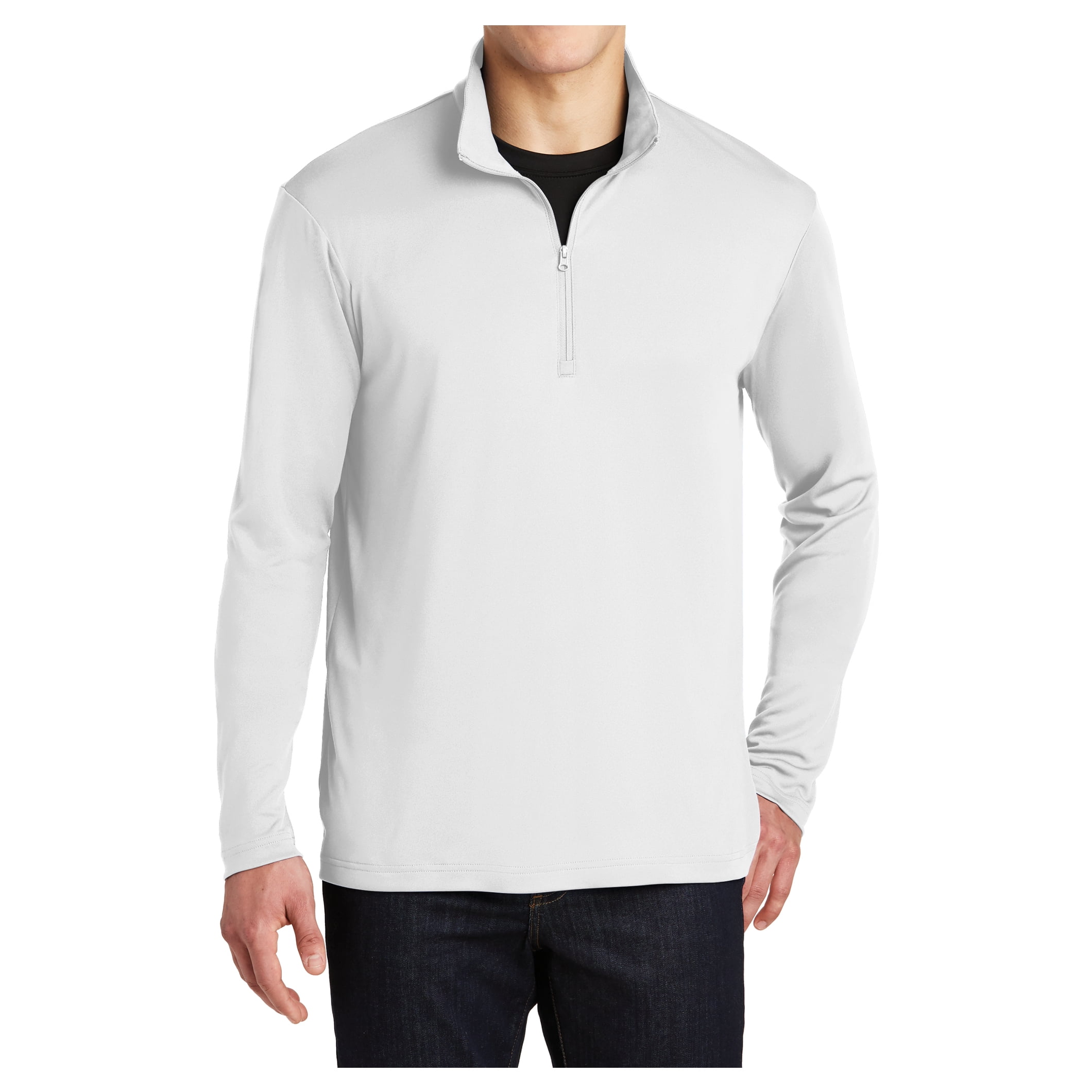 Mafoose Male 1/4-Zip Pullover Men Sweatshirts & Hoodies White XL ...