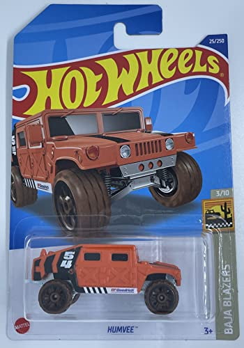 Hot Wheels Humvee (Orange) 2022 Baja Blazers - Walmart.com