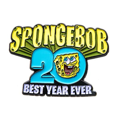 Nickelodeon SpongeBob SquarePants, SpongeBob 20th Best Year Ever Enamel ...