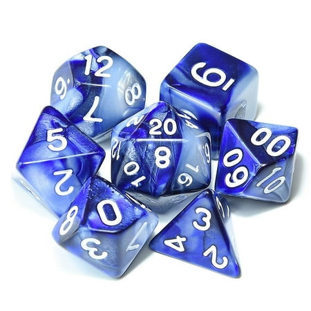 Rpg Board Game, Dnd Dice Set22 Blue White | Walmart Canada