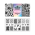 Pueen Nail Art Stamp Party Kit, Metal Stamping Plate, 12 Patterns ...