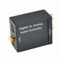 Digital Spdif Optical Toslink Coax To Analog Rca Audio Converter + 1M ...