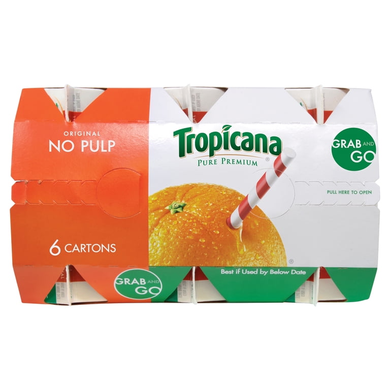 100 Tropicana Orange Juice Pulp