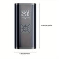 High-Power Portable Car Tire Inflator with Auto-Stop LED Light ...