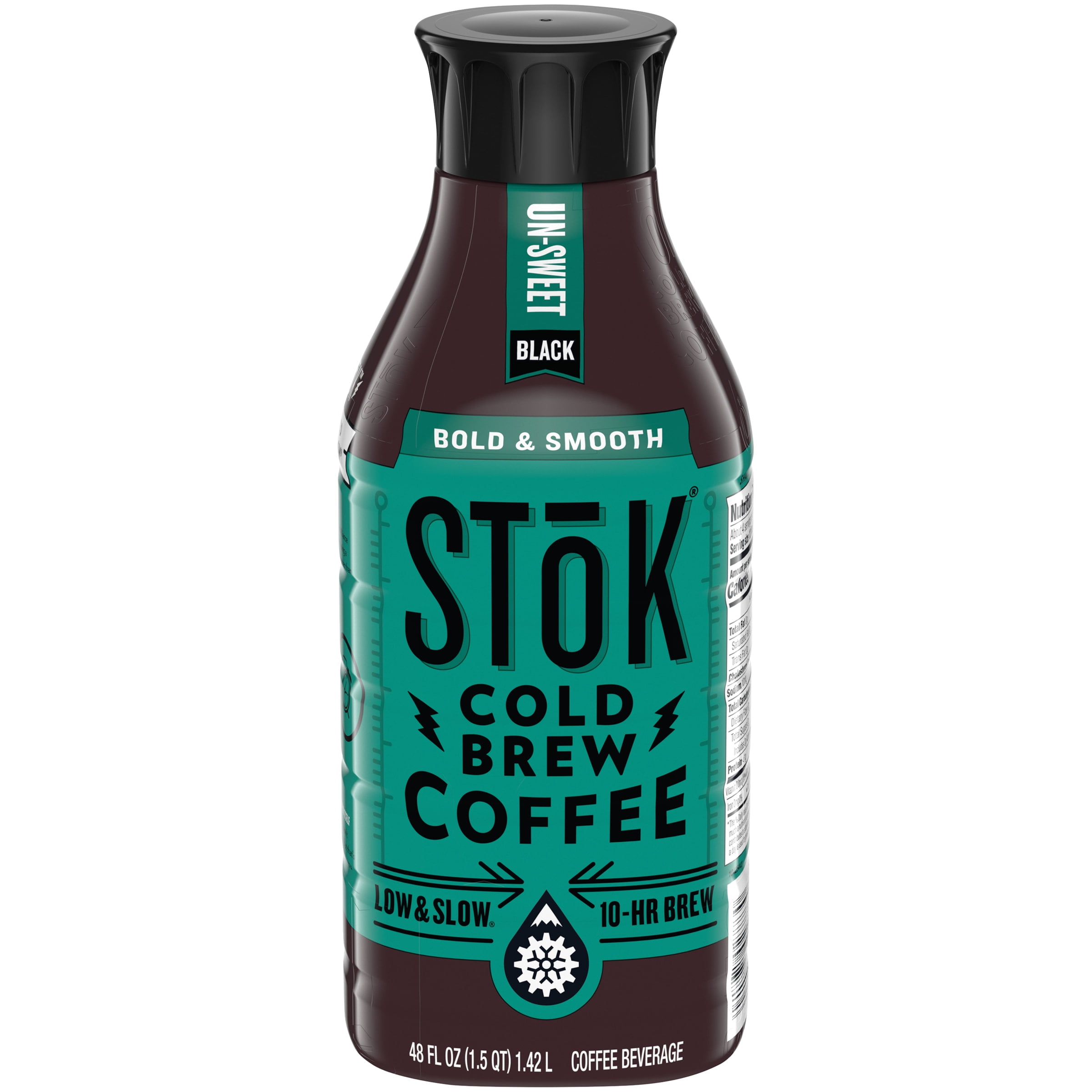 SToK Cold Brew Coffee, Black Unsweetened, 48 Oz. - Walmart.com ...