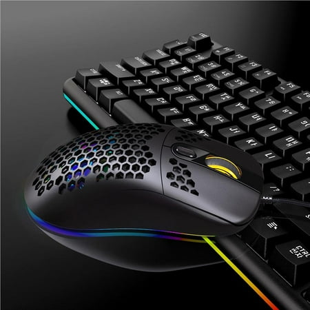 Wired Mouse RGB Luminous Gaming Mouse With 6 Buttons Gaming Mouse Wired ...