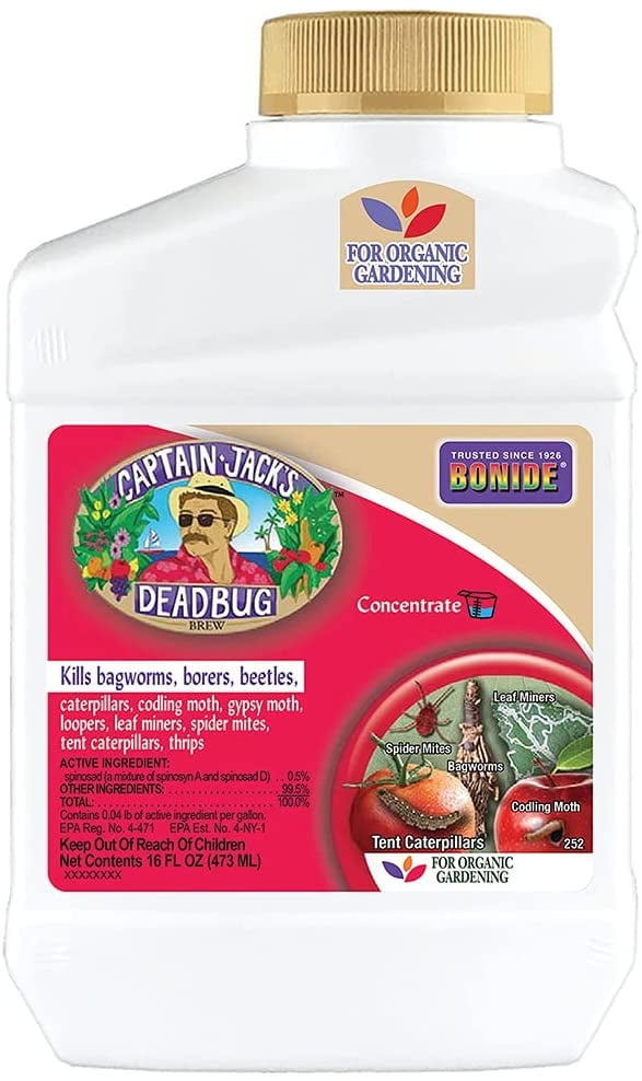 BONIDE PRODUCTS 252 Ready-to-Use Captain Jack Insect Spray, 16 Ounces ...