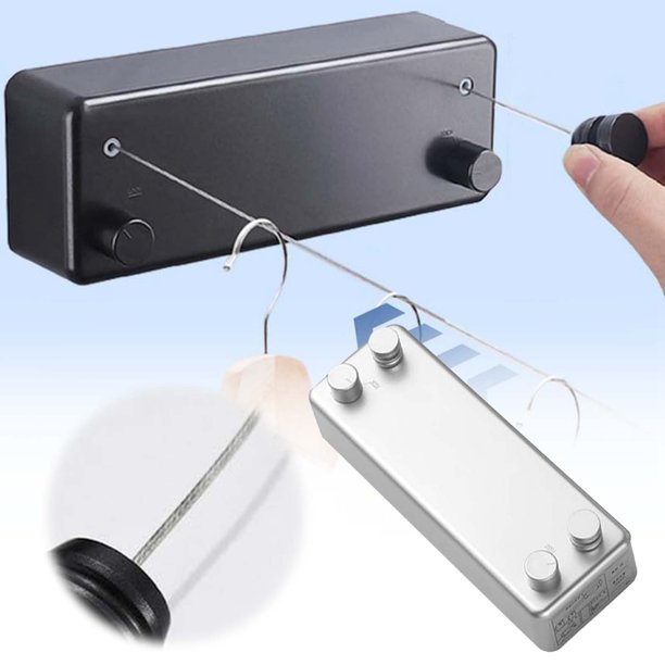 Retractable Clothesline Retractable Clothesline Indoors Laundry Line 13 ...