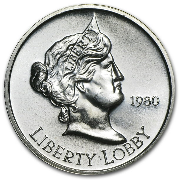 1 oz Silver Round - Liberty Lobby - Walmart.com