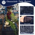 Cheesecloth Table Runner 35" x 120" Navy Blue Boho Party Decor ...