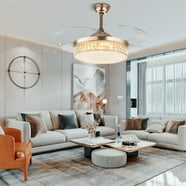 FANNEHONNE 27 in. Indoor Bronze Farmhouse Ceiling Fan with Light, Semi ...