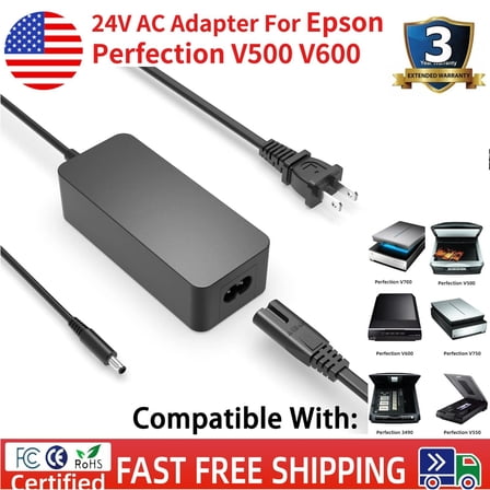 24V power supply for Epson Perfection V600 Scanner Power Payless ...