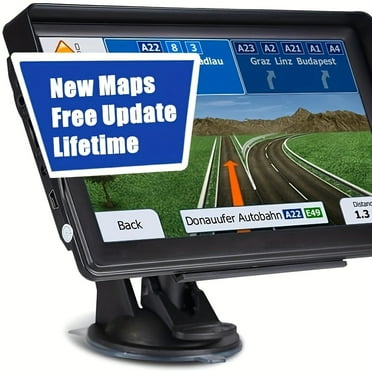 "7"" Touchscreen GPS Navigation for Car, Truck & RV, Sunshade, Voice ...