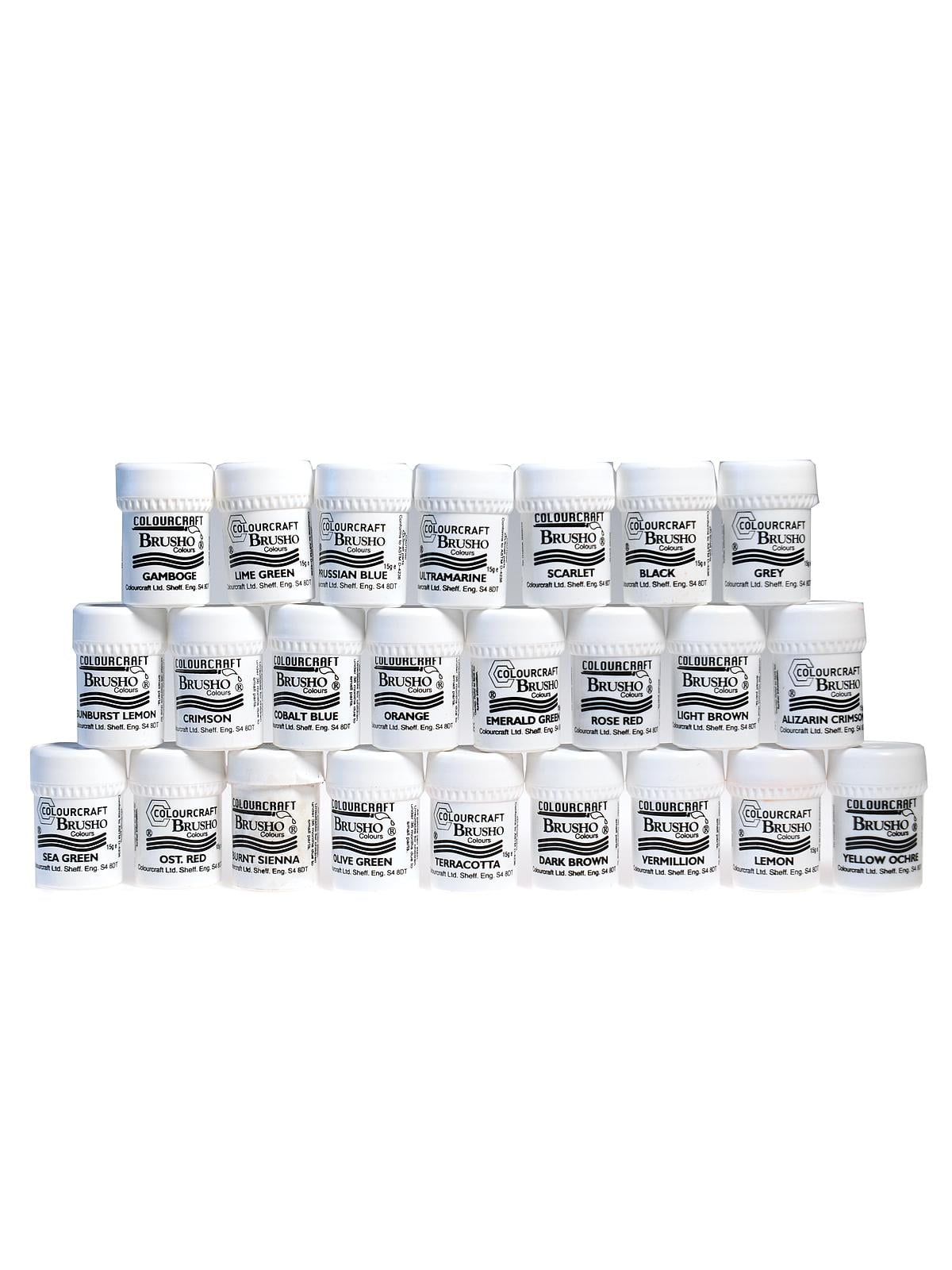 Brusho Colors brilliant red, 15 g (0.53 oz.), jar (pack of 3) - Walmart.com