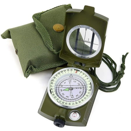 Survival Compass, Military Compass Hiking, Orienteering Lensatic ...
