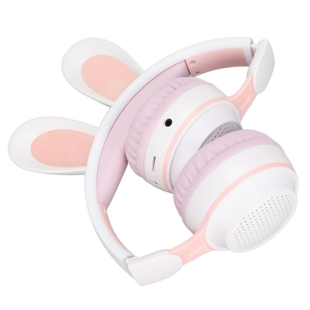 Kids Wireless Headset,Rabbit Ear Bluetooth 5.0 Over Ear Headset Kid ...