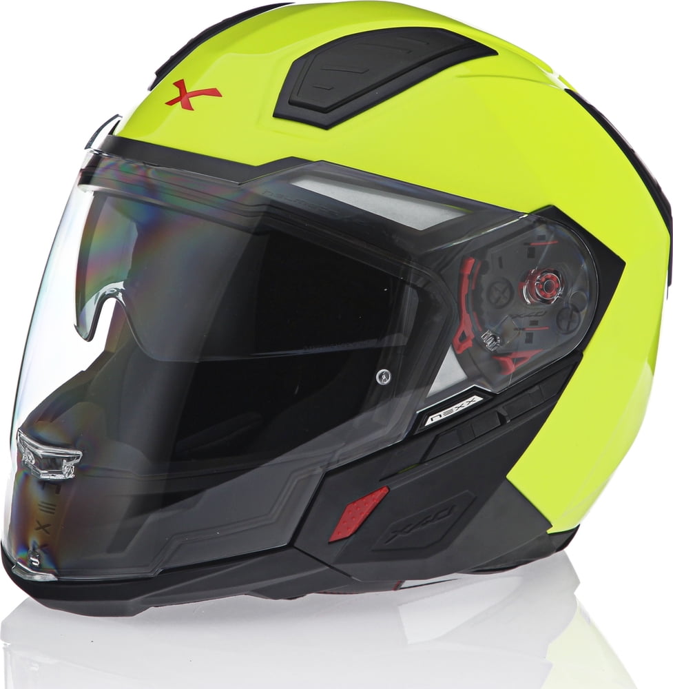 Nexx X.40 Plain Solid Modular Helmet Neon Yellow SM - Walmart.com