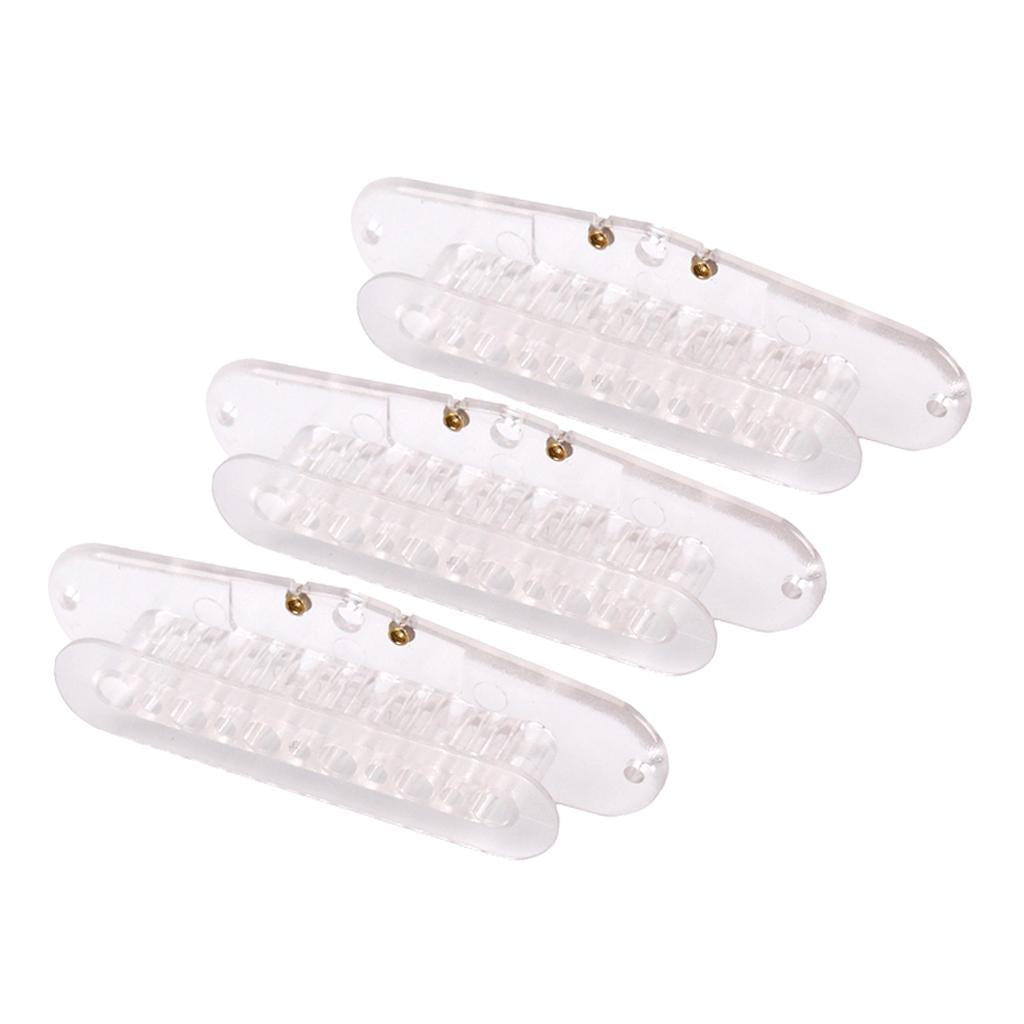 Pack of 3 Guitar Pickup Bobbin Model 50mm Pole Spacing Luthier Supply ...