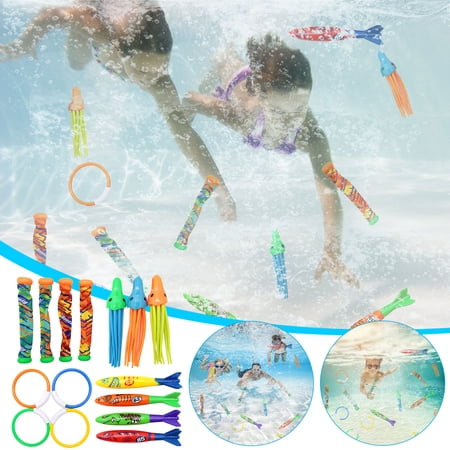 matoen Underwater Swimming Toys, Diving, Water Ring, Seaweed Torpedo ...