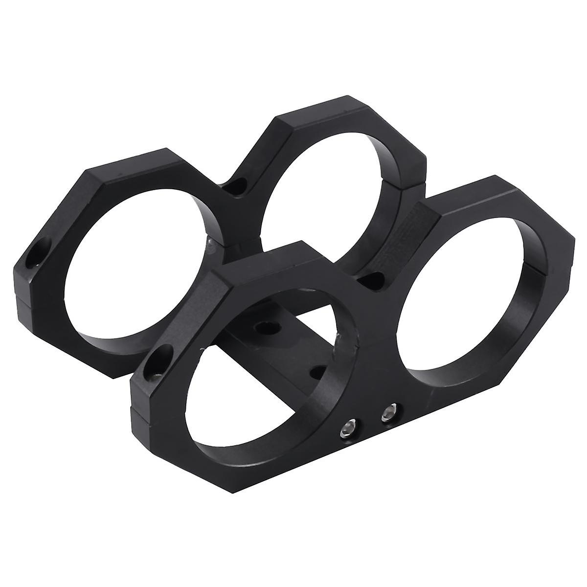 Black 55-70mm Aluminum Dual Fuel Pump Clamp Cradle Mounting Bracket ...