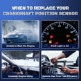 Set of 3 Camshaft Crankshaft Position Sensor Compatible with Nissan ...
