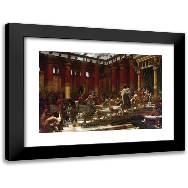 Edward John Poynter 18x13 Black Modern Framed Museum Art Print Titled ...
