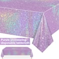 Agiufgs Shimmering Tablecloth 137 X, Holographic Sparkle Effect with ...