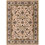 Rugs.com Medina Collection Rug – 6' x 9' Ivory Medium Rug Perfect For ...