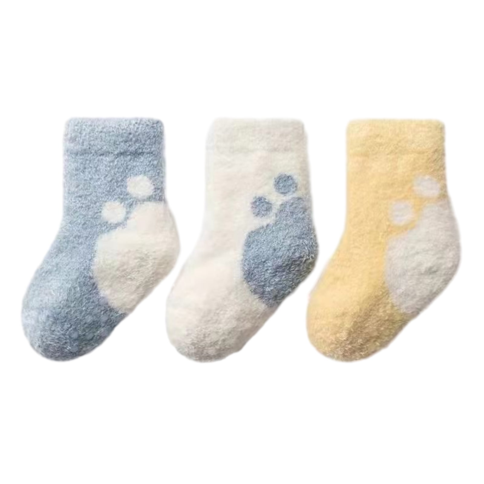 Click here for Ohufall 0-3 Years 3 Pairs Thick Warm Toddler Socks... prices