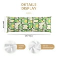 Body Pillow Cover - cute smile frog green Kawaii Kawaii Soft Body Pillow Pillowcase, Breathable ...