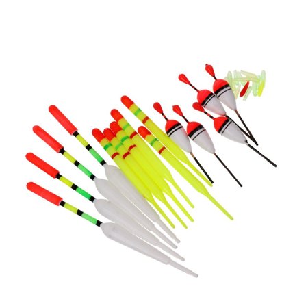 Set of 15 Plastic Fishing Floats Slip Fishing Floats Coarse Fishing ...