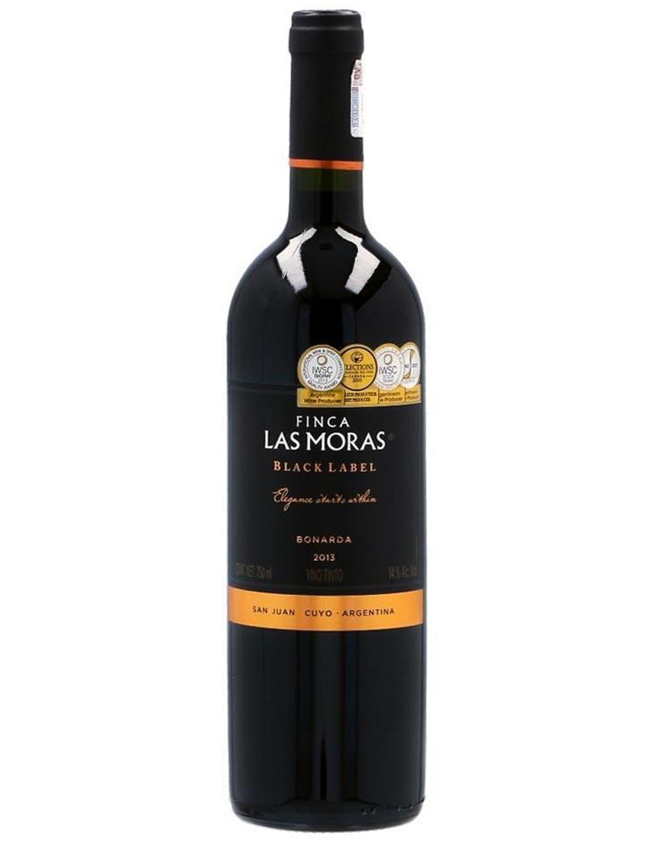 Vino Tinto Las Moras Black Label Bonarda 750 ml Las Moras Black Label ...
