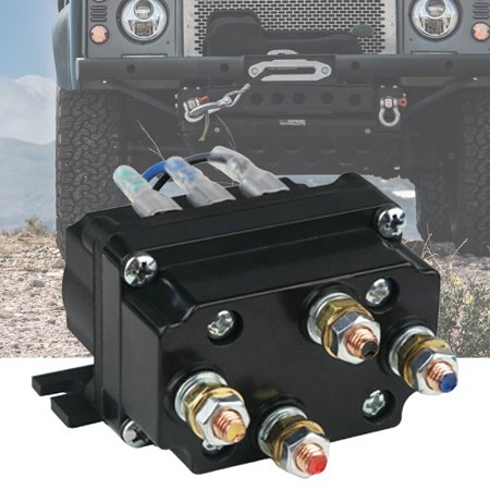 Peggybuy 12V 250A Solenoid Contactor Waterproof Winch Remote Contactor ...