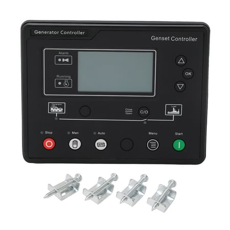 LCD Display Diesel Generator Controller Automatic Start Genset Controller Module 8‑35V JXG6110U ...