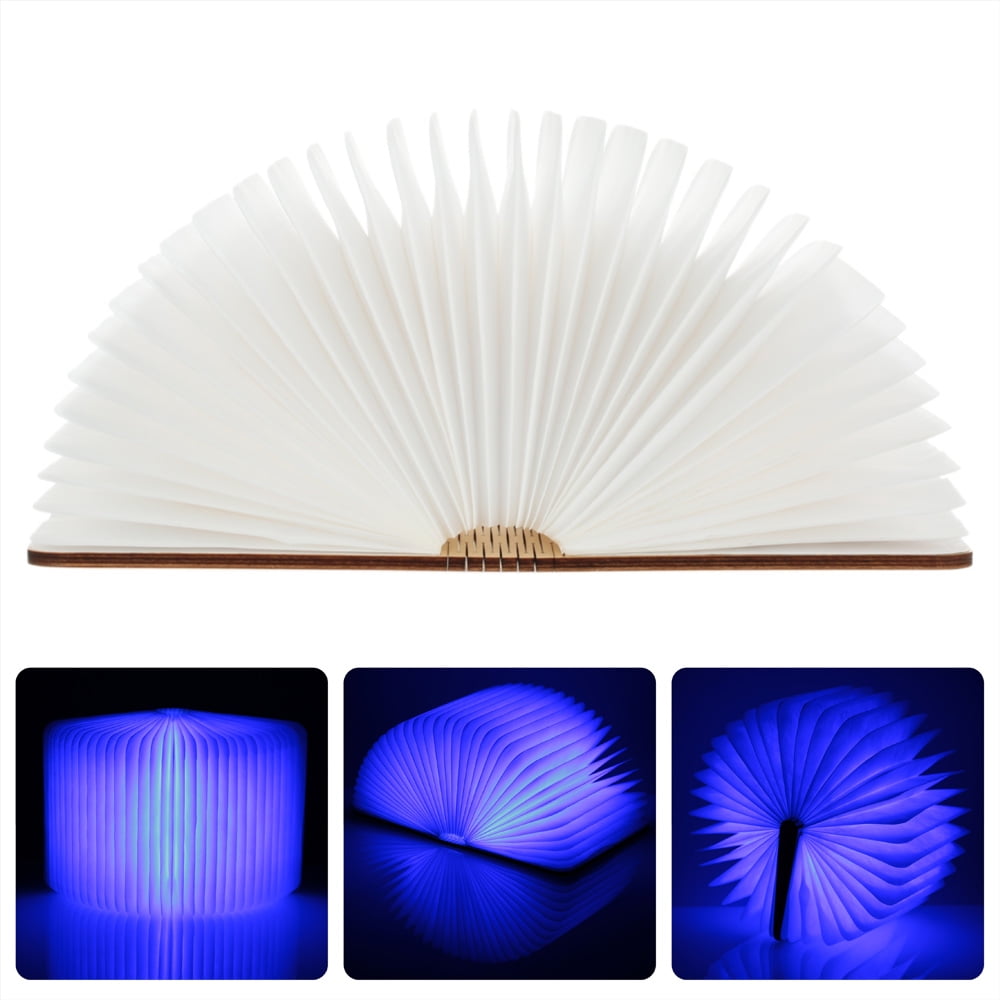 Lixada LED Rechargeable Folding Book Light 4.5W 500LM Changeable Shape ...