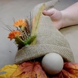 16 Inch Fall Wreath, Front Door Artificial Autumn Leaves, Pumpkin ...