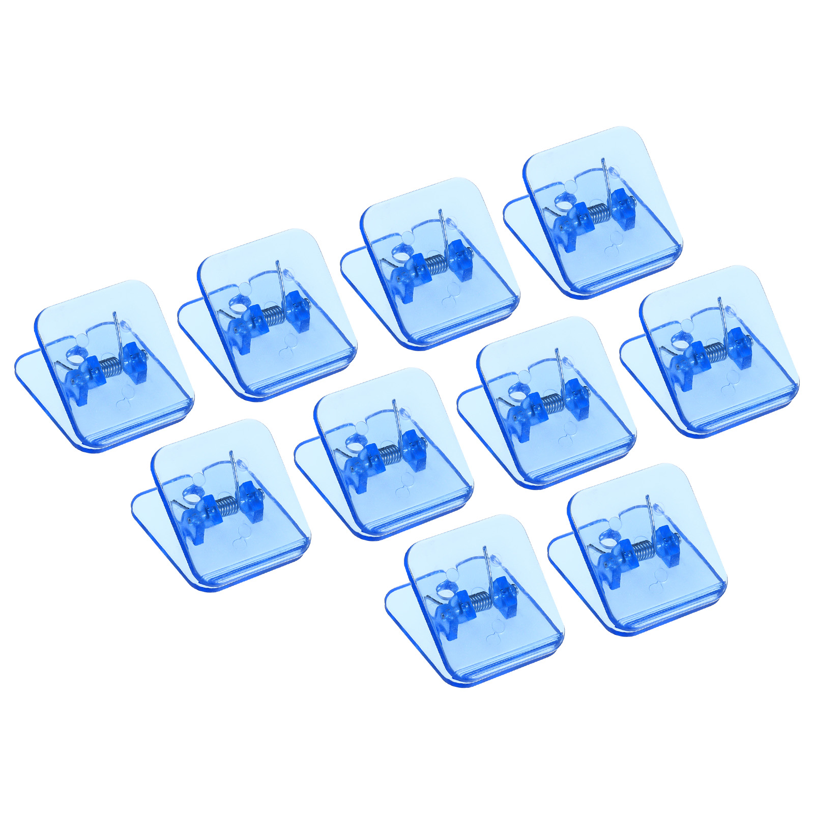 Uxcell Paper and Bag Clips,20Pack Square Clamps Snacks Bag Clips ...