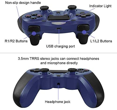 Game Controller for PS4, STOGA Wireless Pro Controller Wireless ...