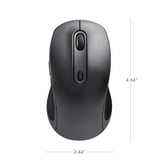 Onn 5-Button Wireless Bluetooth Mouse, Ergonomic Design, USB-A Nano ...
