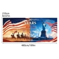 Themed Anniversary Celebration Banner Patriotic For Festive Parties And ...