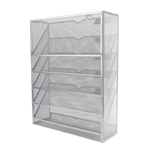 Wall File Organizer, Wall File Holder Humanized Design Iron Rounded ...
